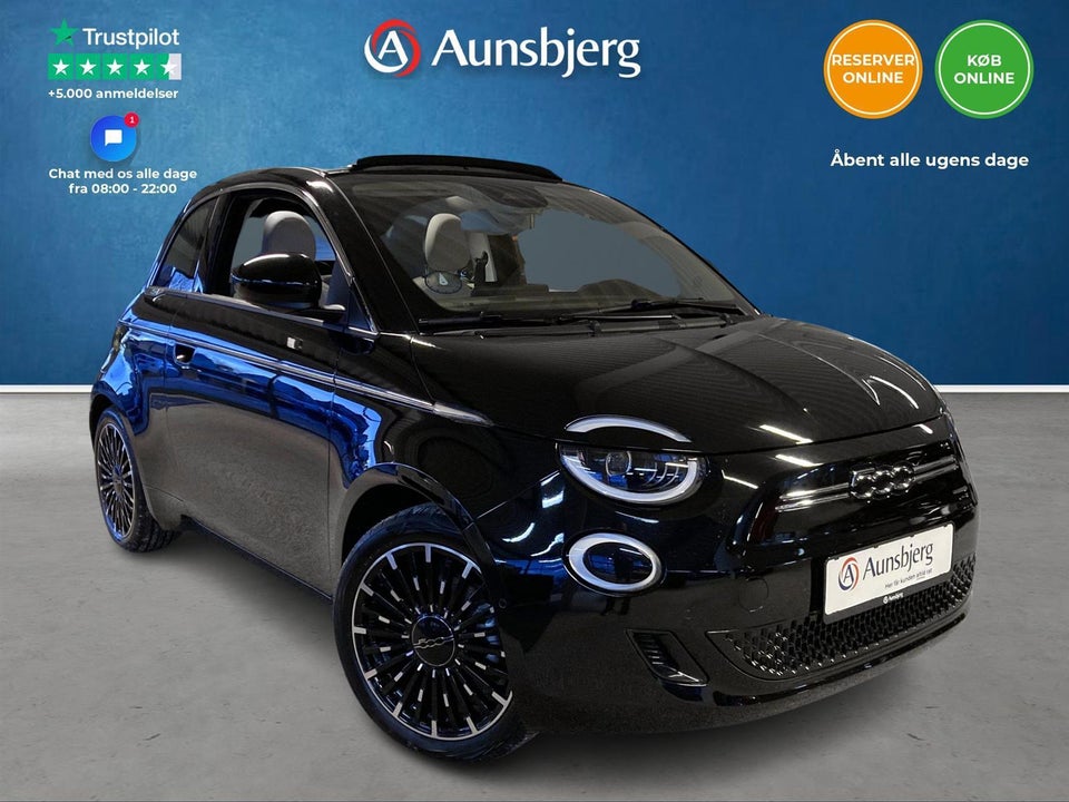 Brugt Fiat 500e la Prima by Bocelli Cabrio 2d - Bilbasen