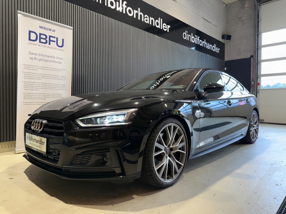 Brugt Audi A5 45 TFSi S-line Sportback quattro S-tr. 5d - Bilbasen