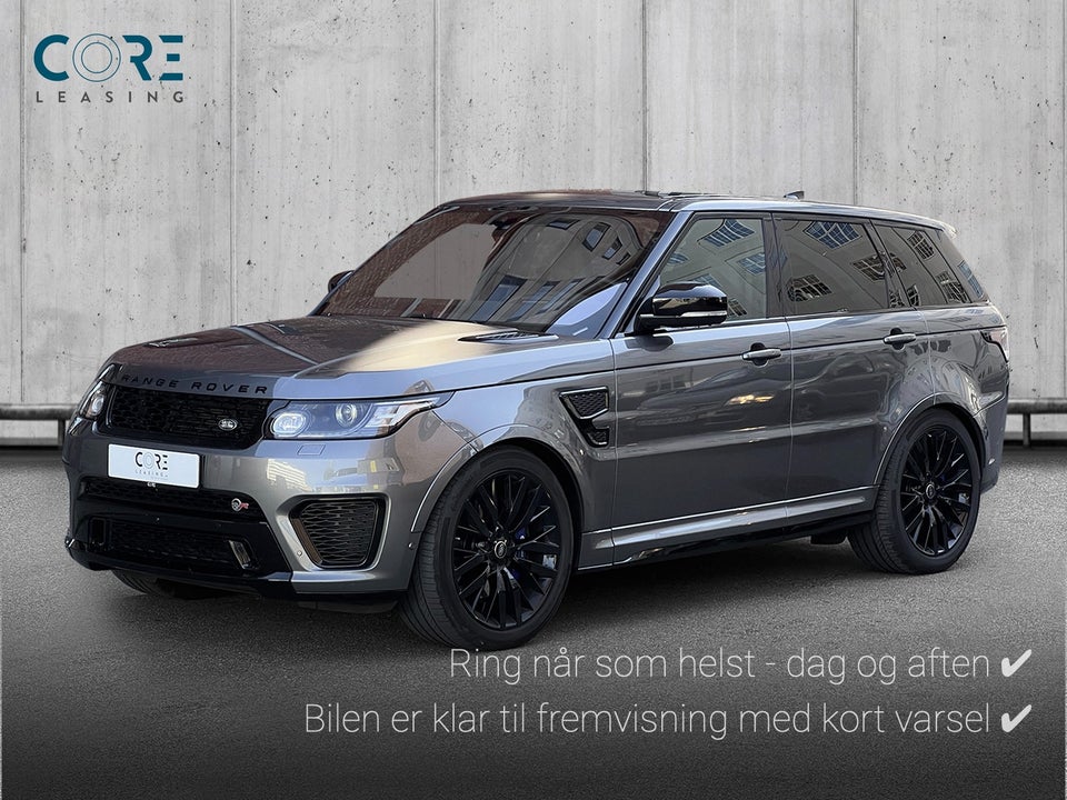 Brugt Land Rover Range Rover Sport 5,0 SCV8 SVR aut. 5d - Bilbasen
